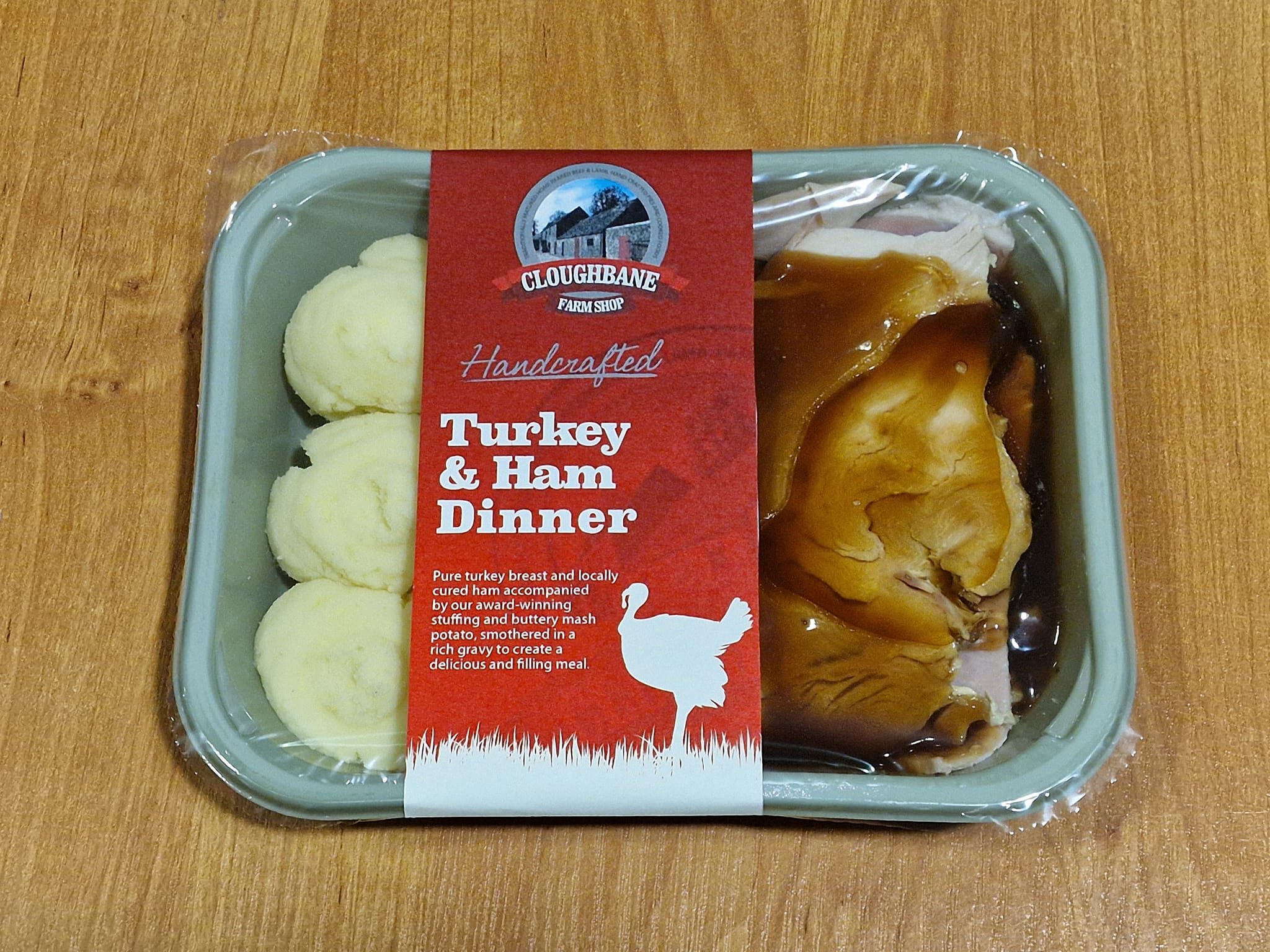 Turkey & Ham Dinner(350g) - Cloughbane Farm